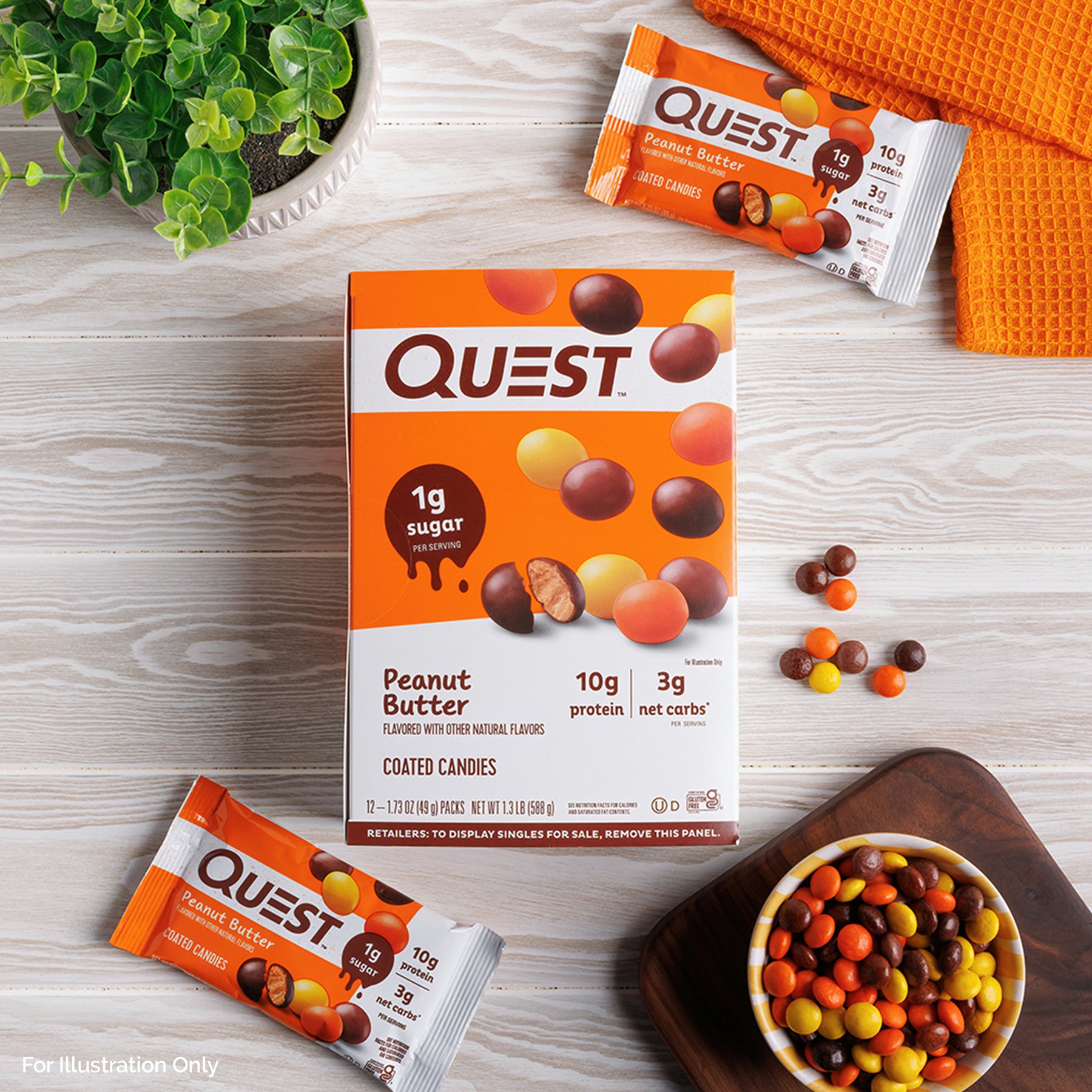 Peanut Butter Coated Candies – Quest Nutrition