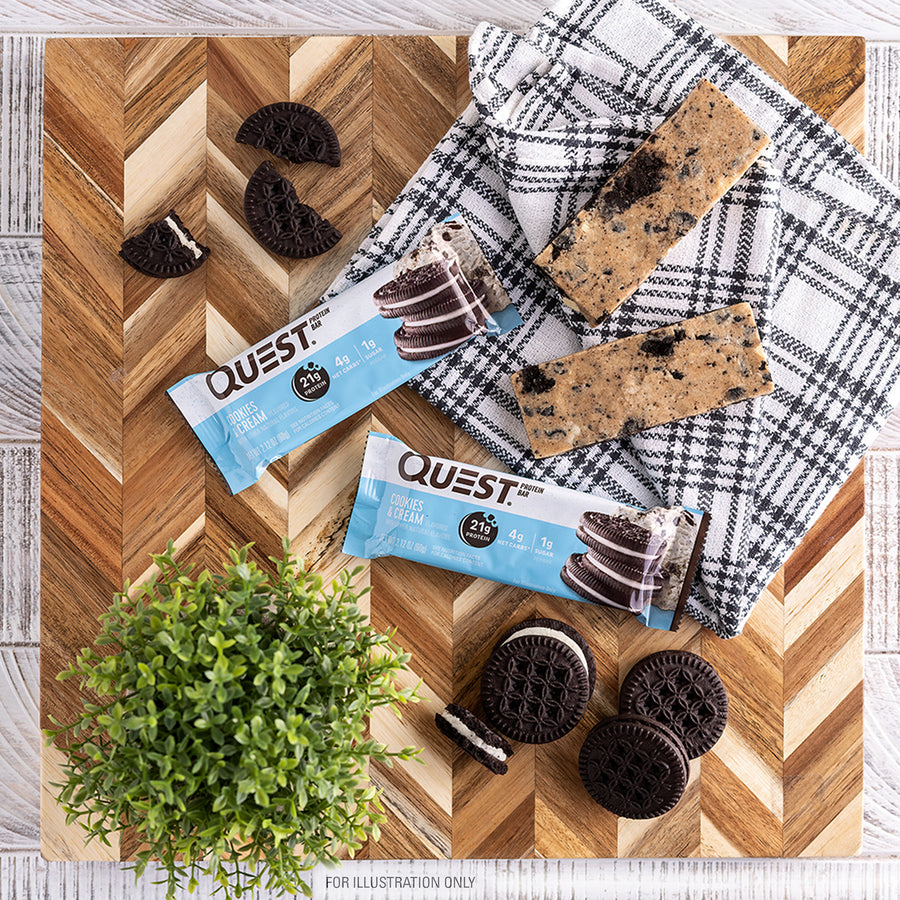 Cookies & Cream Protein Bars – Quest Nutrition