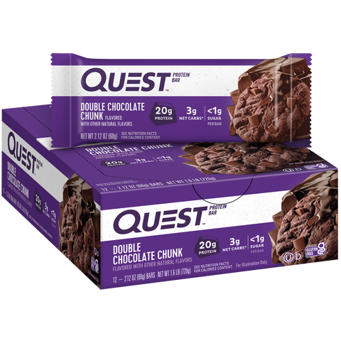 Double Chocolate Chunk - Quest Protein Bars – Quest Nutrition