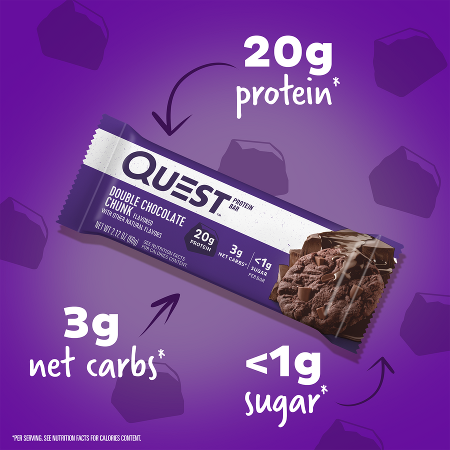 Double Chocolate Chunk - Quest Protein Bars – Quest Nutrition