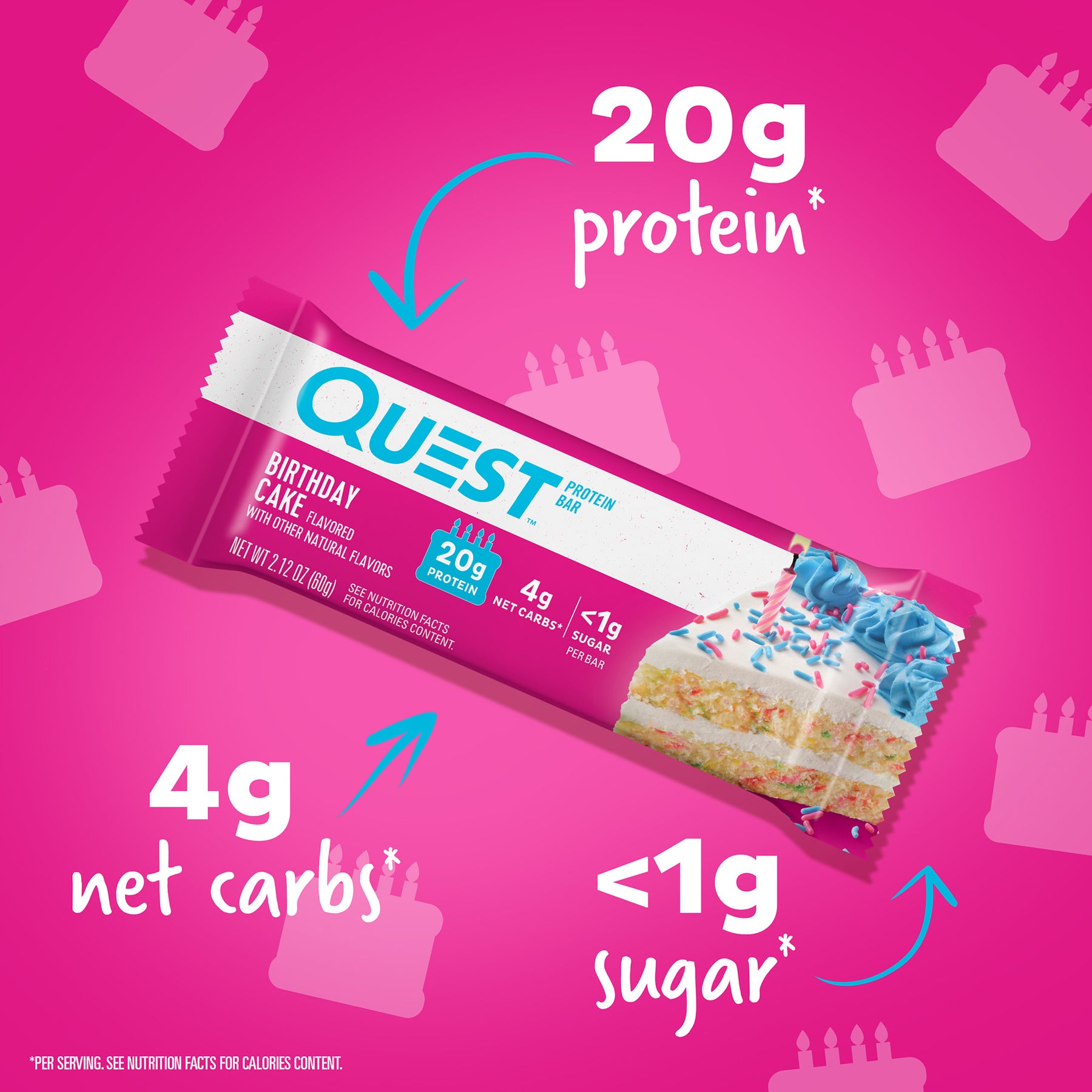 Birthday Cake Protein Bars – Quest Nutrition