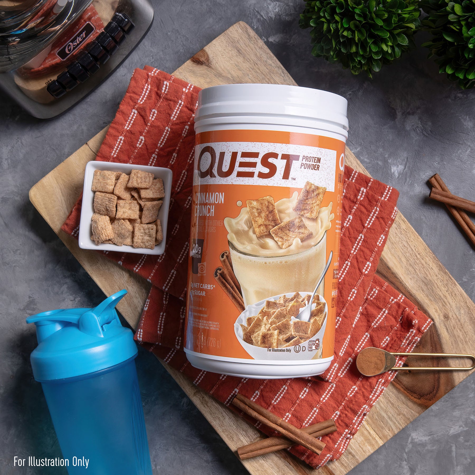 Cinnamon Crunch Protein Powder | Protein-Rich, Low Sugar – Quest Nutrition