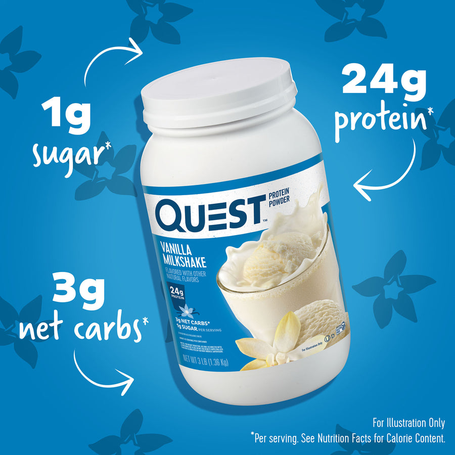 Vanilla Milkshake Protein Powder – Quest Nutrition