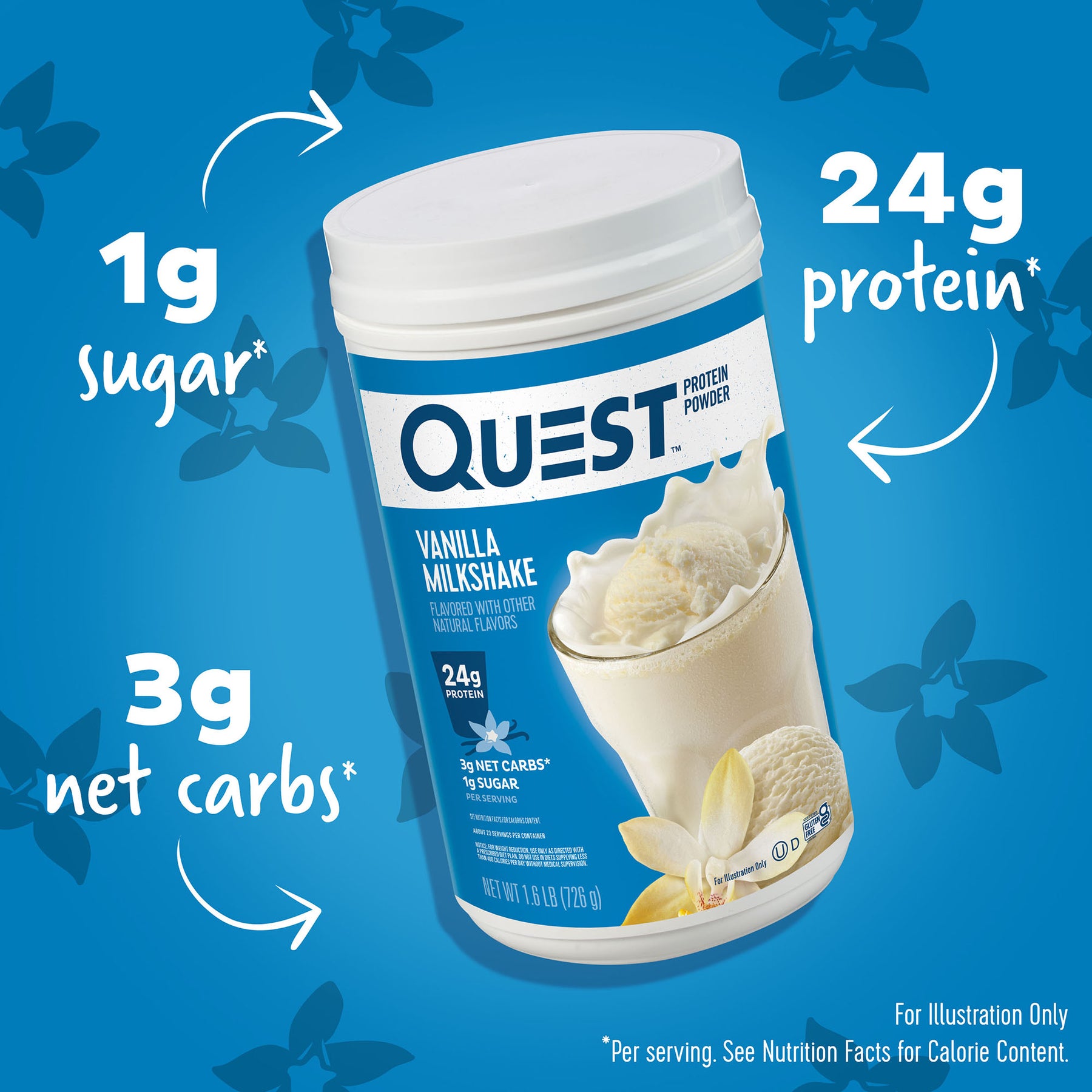 Vanilla Milkshake Protein Powder – Quest Nutrition