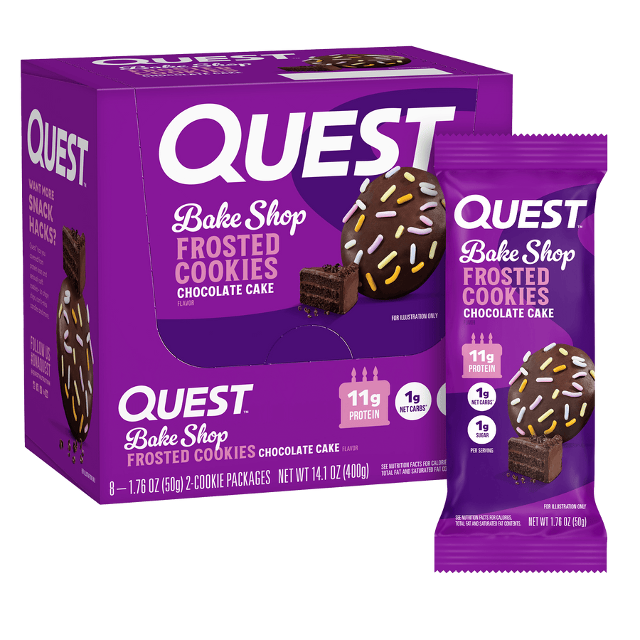 Frosted Cookies | Low Sugar Soft Baked High Protein Cookies – Quest ...