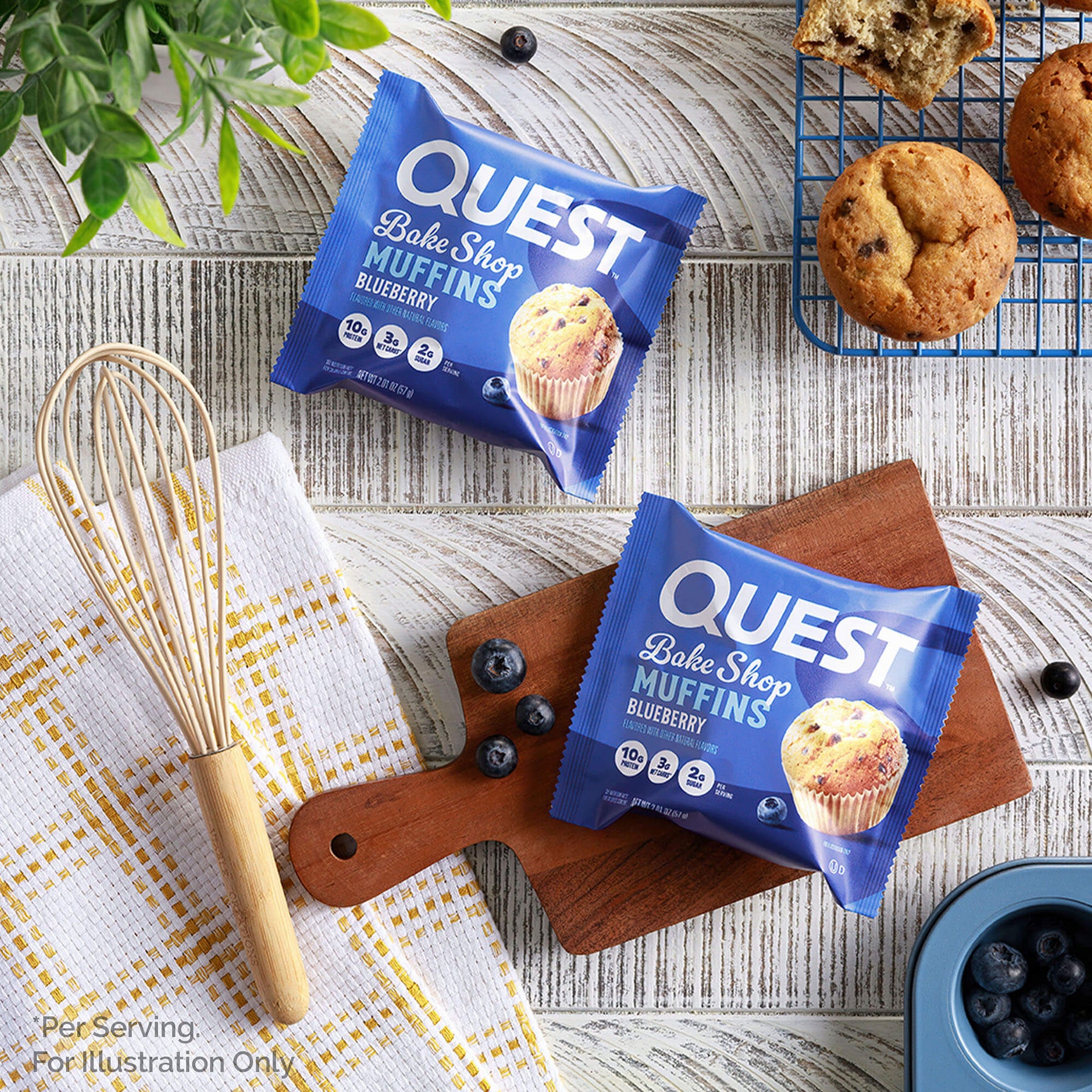 Bake Shop Blueberry Muffins – Quest Nutrition