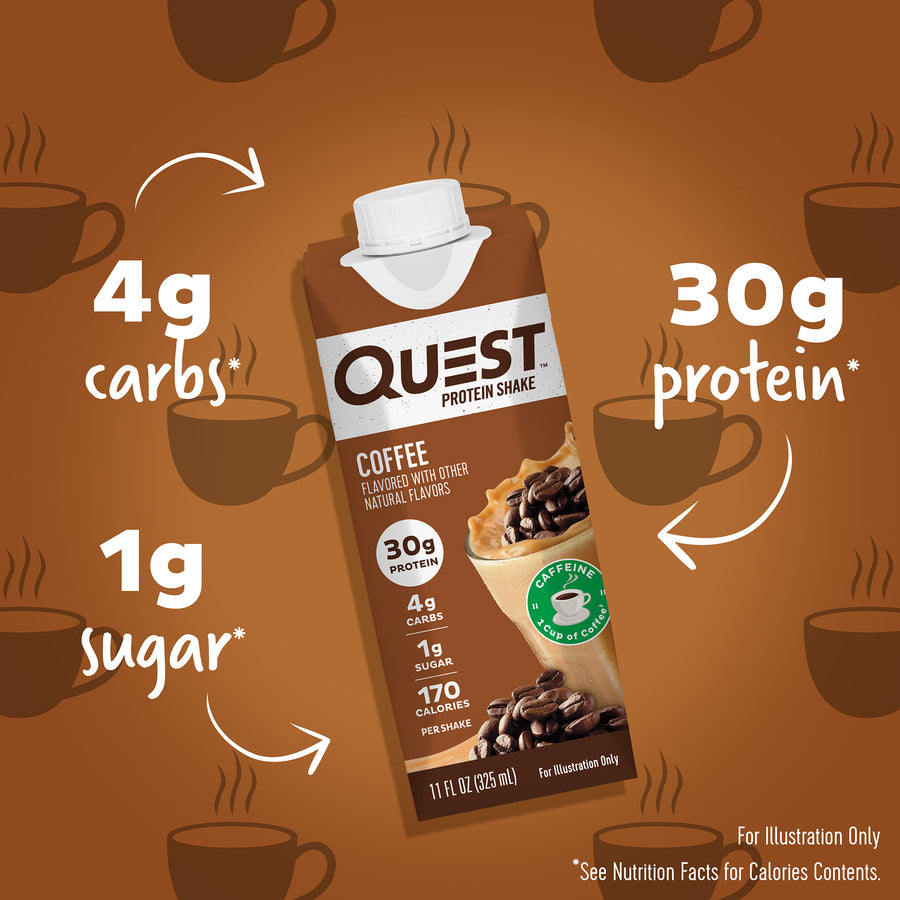 Coffee Protein Shake | High Protein, Low Sugar RTD – Quest Nutrition