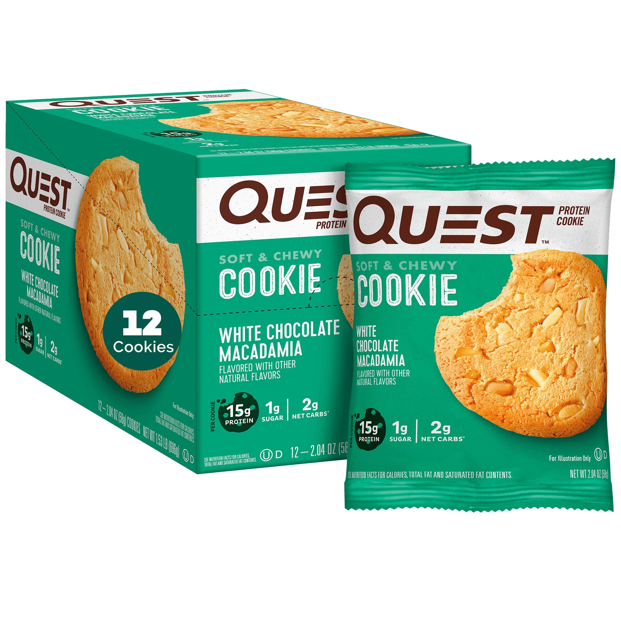 White Chocolate Macadamia Protein Cookies – Quest Nutrition