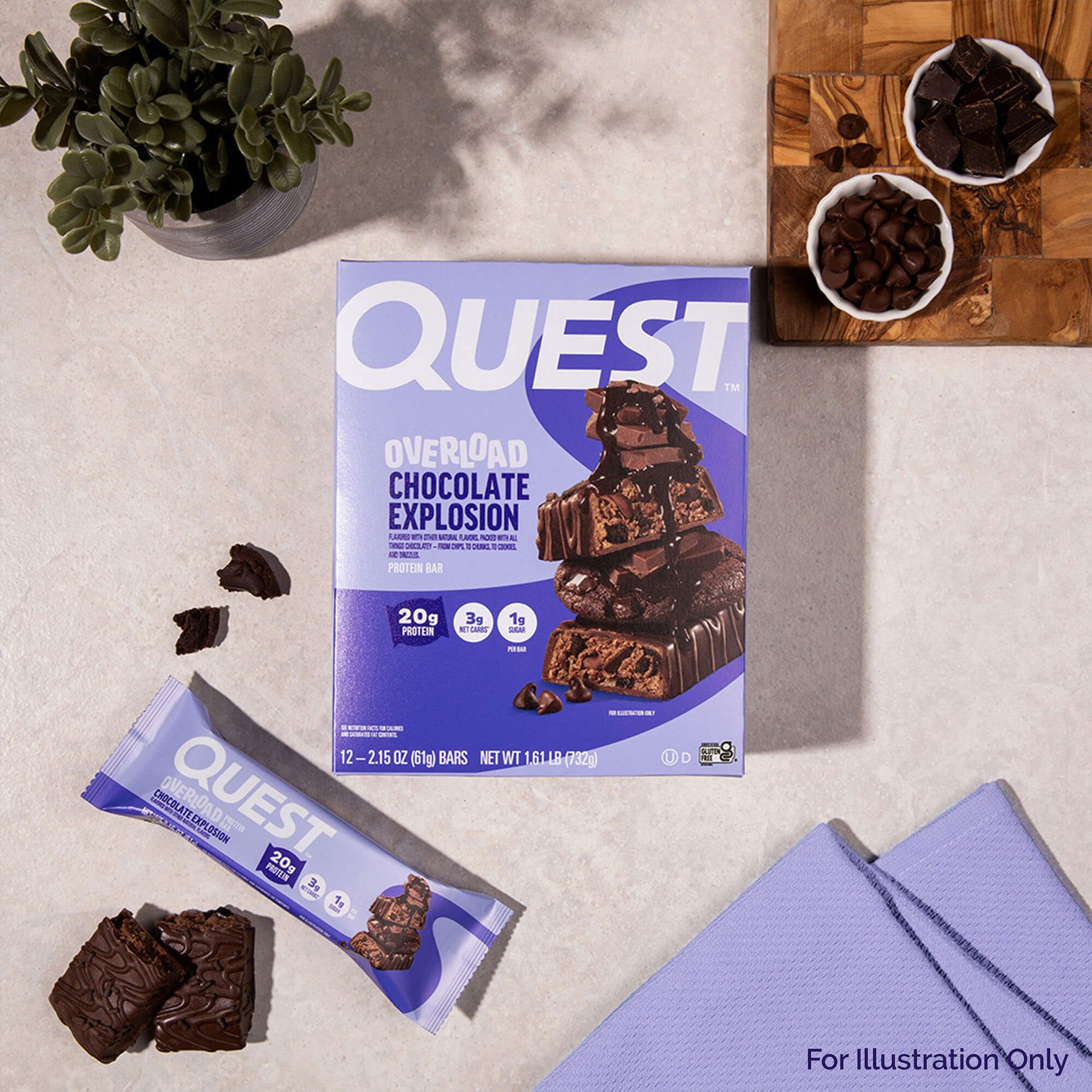Chocolate Explosion Overload Protein Bar | High Protein, Chocolate ...