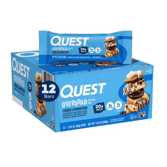 Overload Protein Bars | Extra Chunky High Protein Dessert Bars – Quest ...