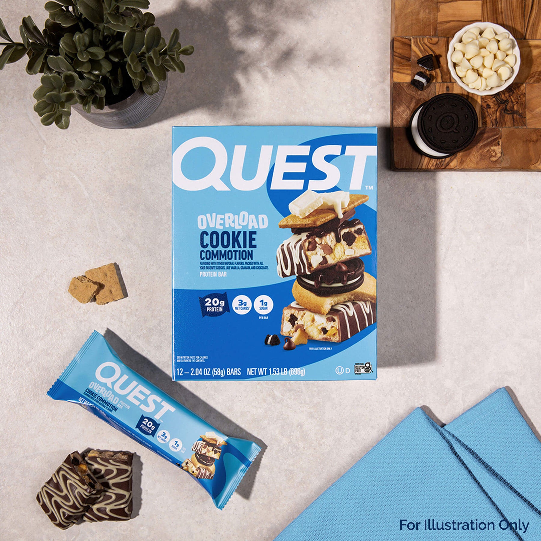 Cookie Commotion Overload Bar – Quest Nutrition