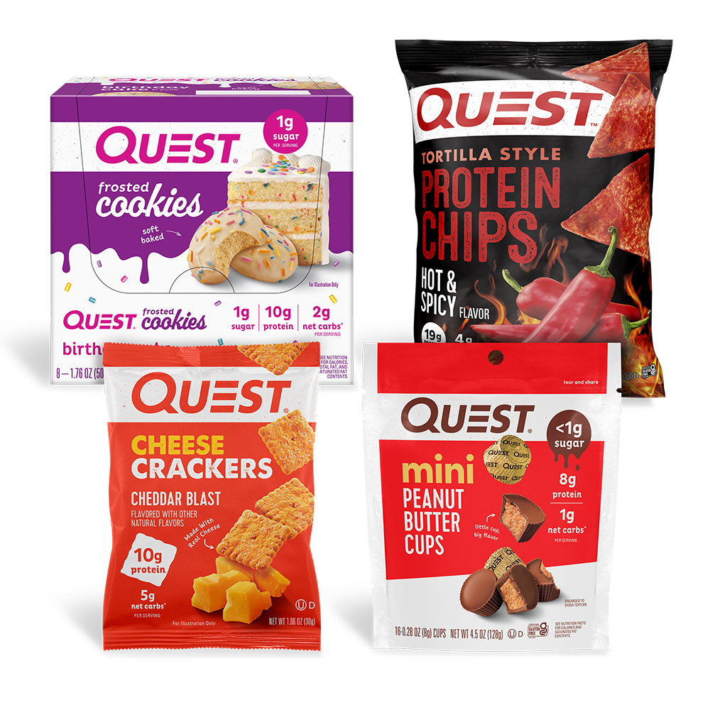 Snack Variety Pack | Mixed High Protein Quest Treats – Quest Nutrition