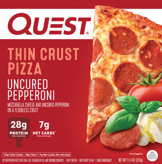 Uncured Pepperoni Pizza | Low Carb, High Protein – Quest Nutrition