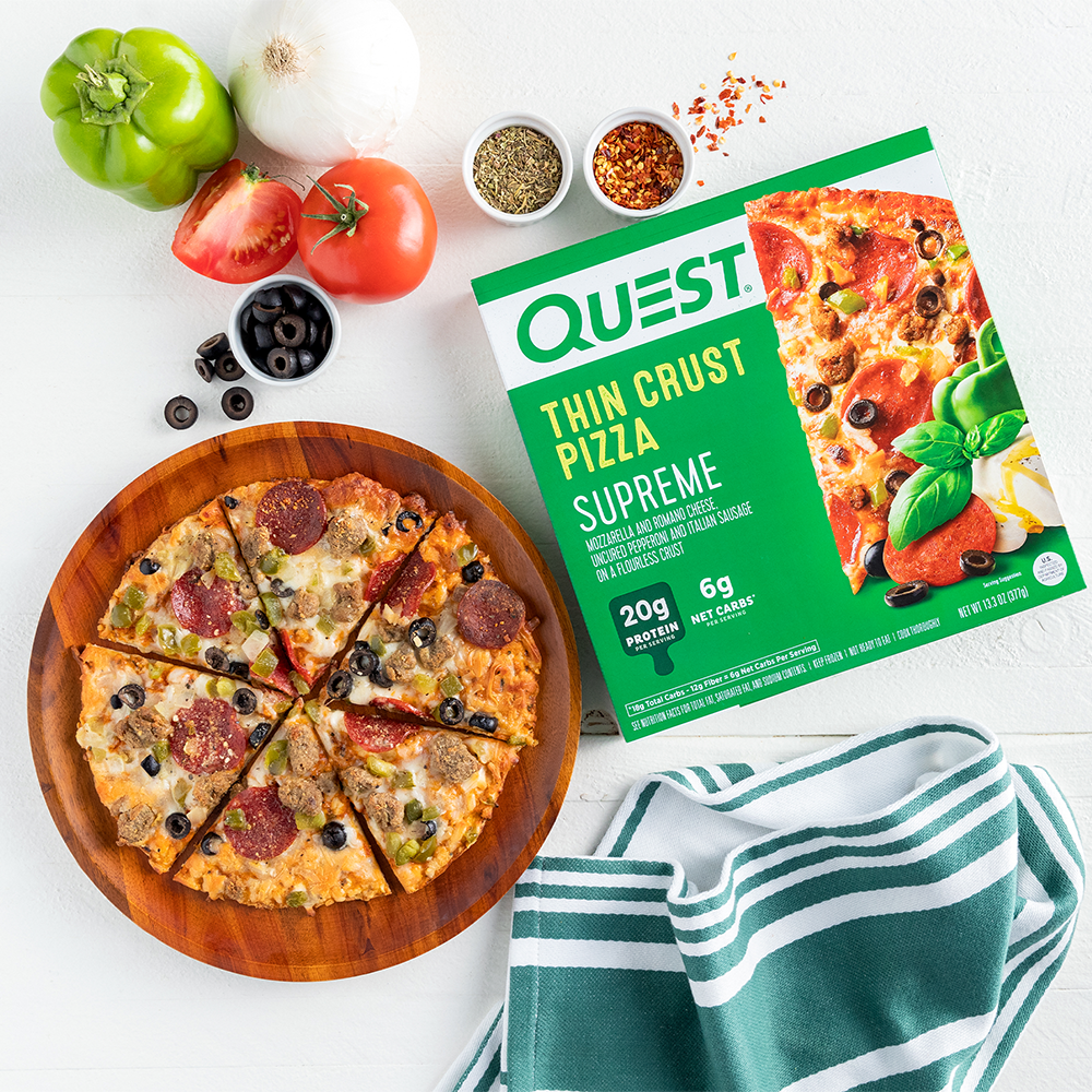 Supreme Pizza | Low Carb, High Protein Crust – Quest Nutrition