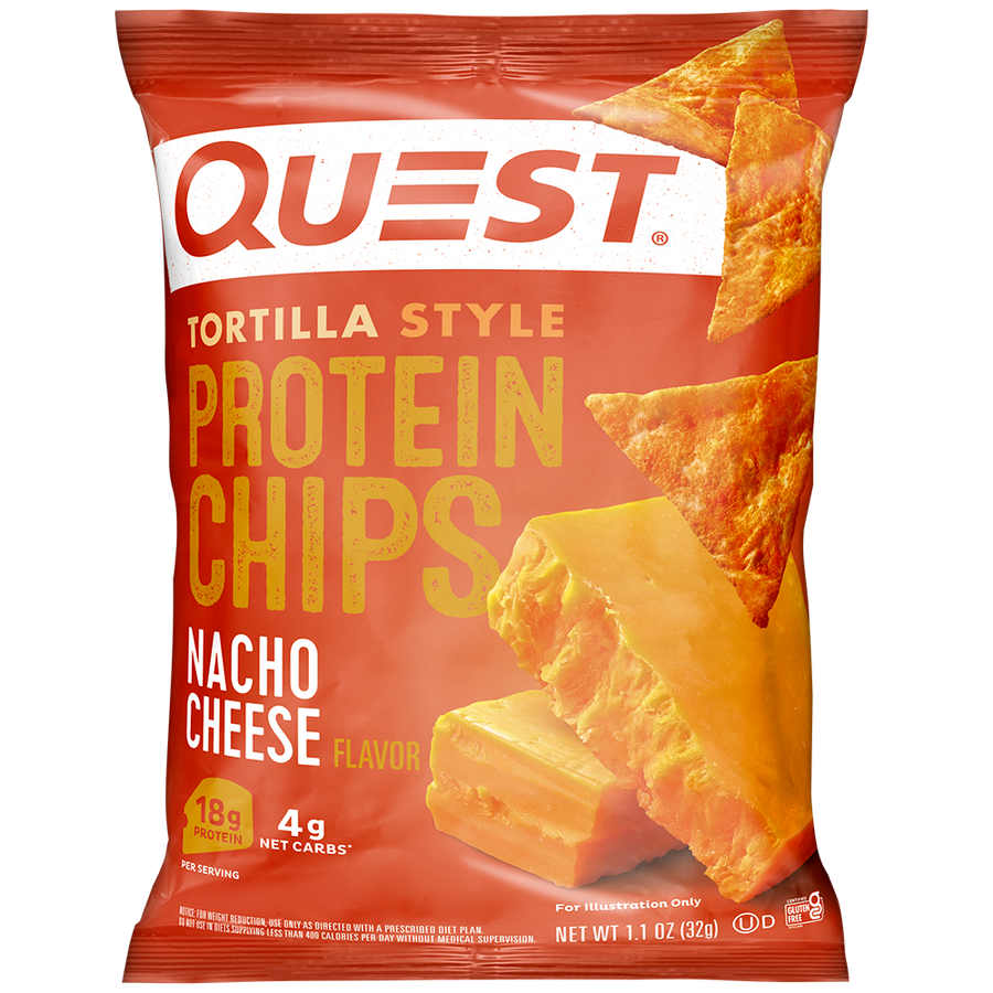 Nacho Cheese Protein Chips | High Protein, Cheesy Crunchy Snack – Quest ...