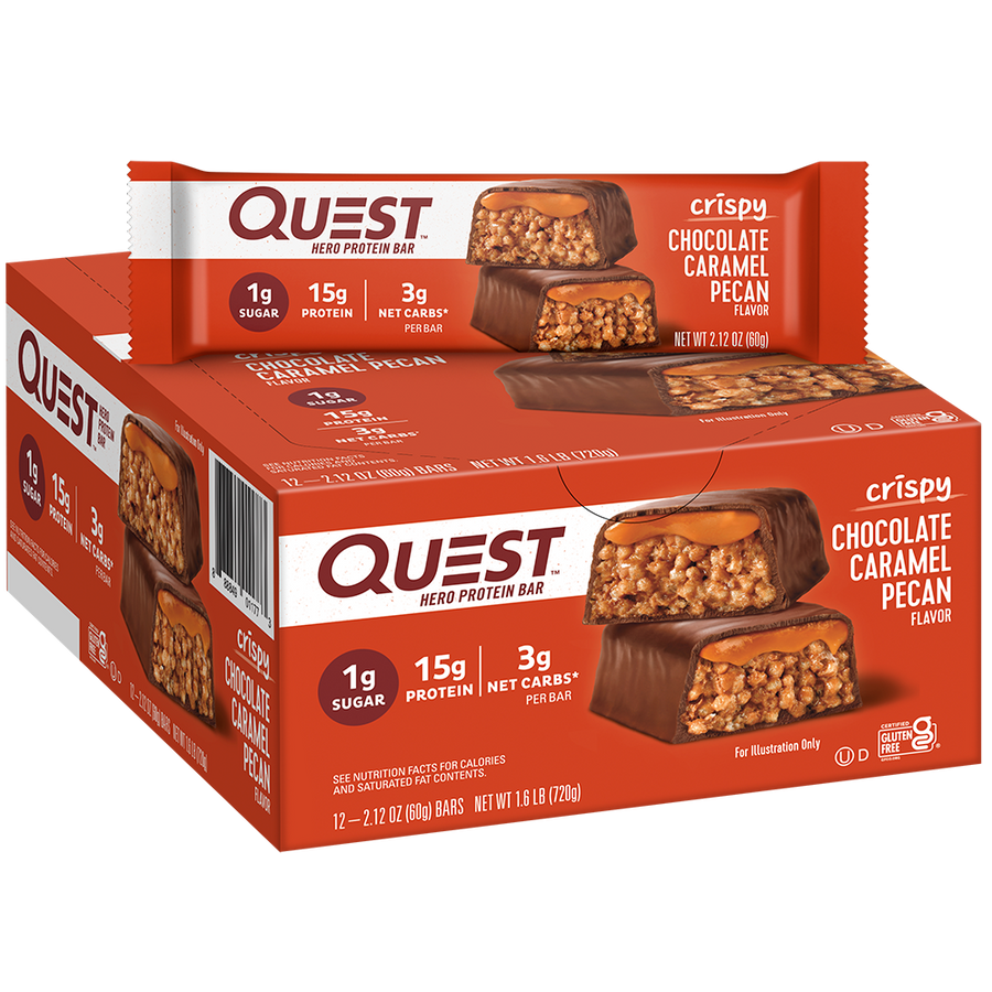 Crispy Hero Protein Bars | Crunchy High Protein Keto Friendly Bars ...