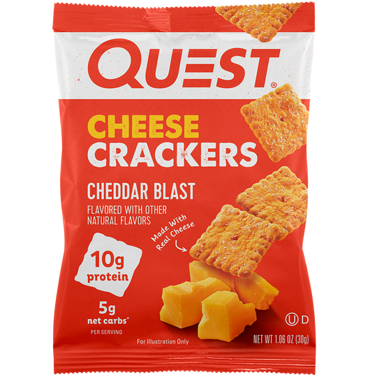 Cheddar Blast Cheese Crackers – Quest Nutrition