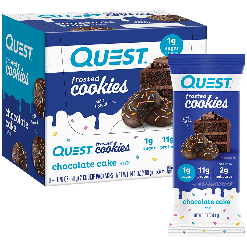 Frosted Cookies Chocolate Cake Twin Pack – Quest Nutrition